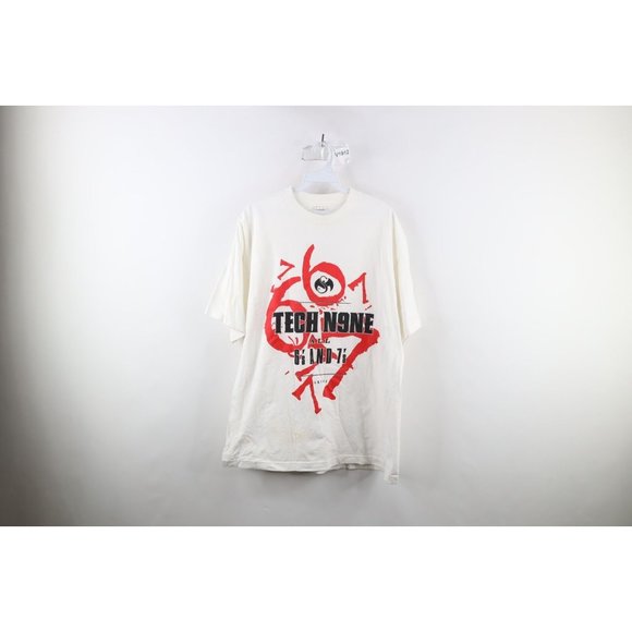 Vintage | Shirts | Vintage Streetwear Mens Xl Distressed Tech Nine All ...